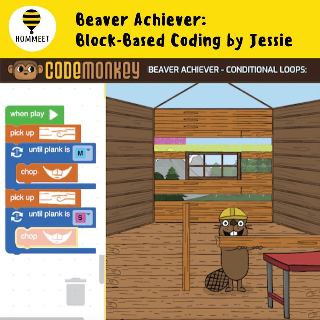 [1 to 1] Beaver Achiever – Block Coding with Jessie – 3 lessons package ...